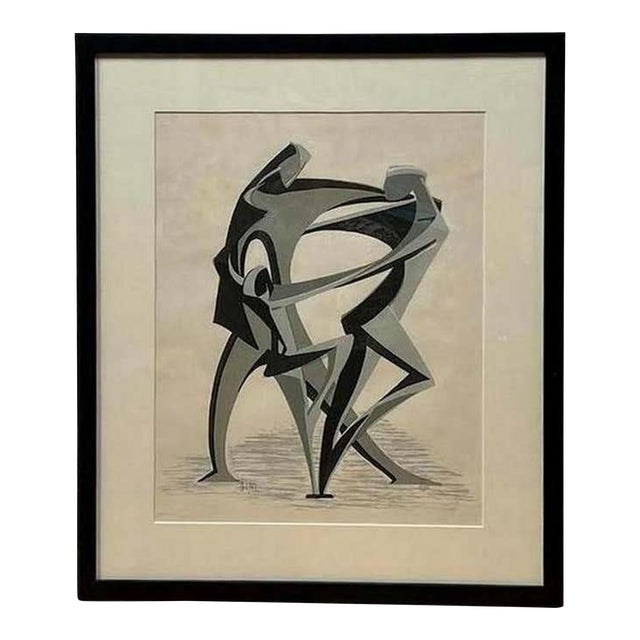 Joan Carl Strauss Watercolor | Chairish