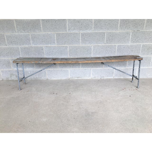 Restoration Hardware Distressed - Rustic 73" Wood & Steel Nautical ...