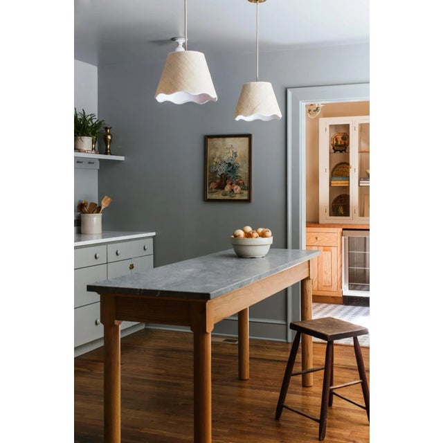 Evolve Lighting Co. Scallop Pendant Light | Chairish