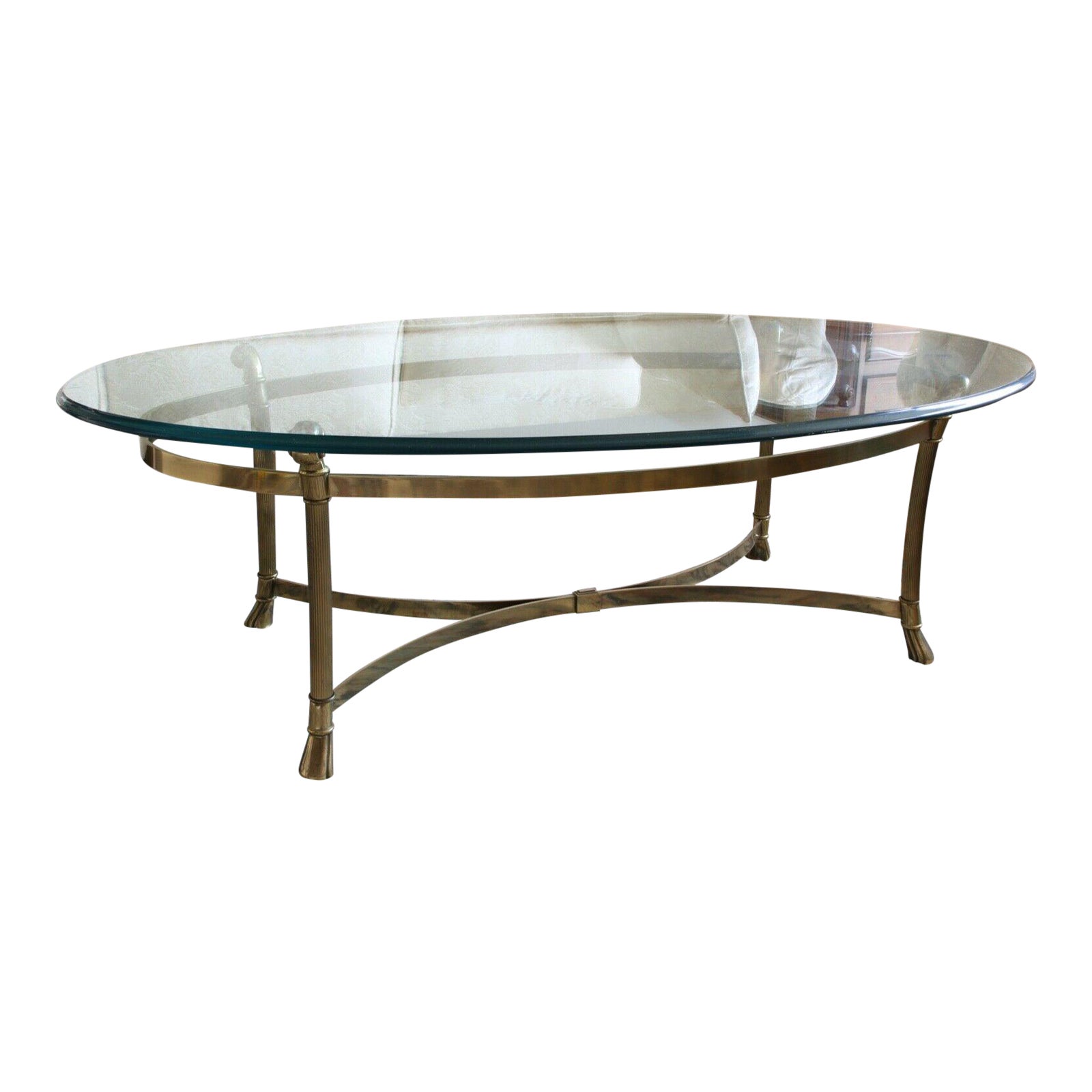Brass and glass cocktail tables store