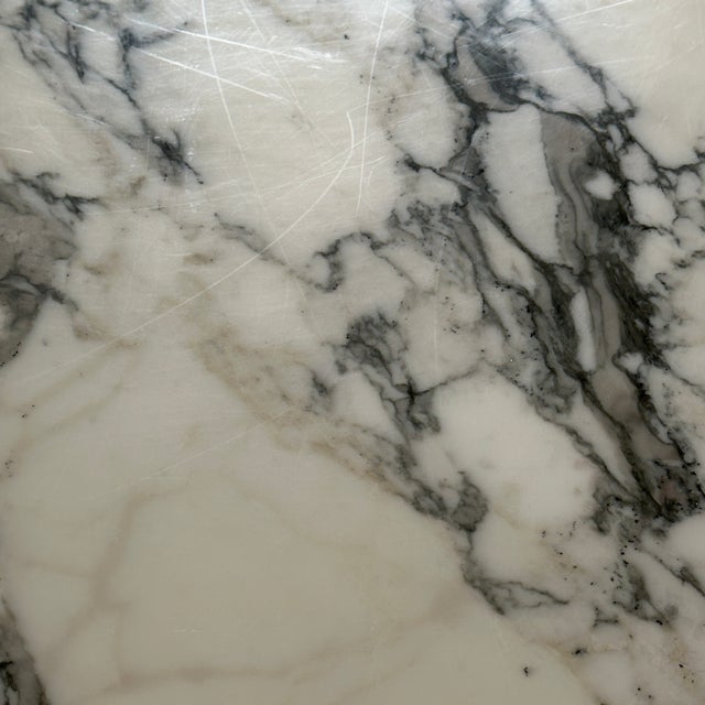 78” Saarinen Marble Dining Table for Knoll | Chairish