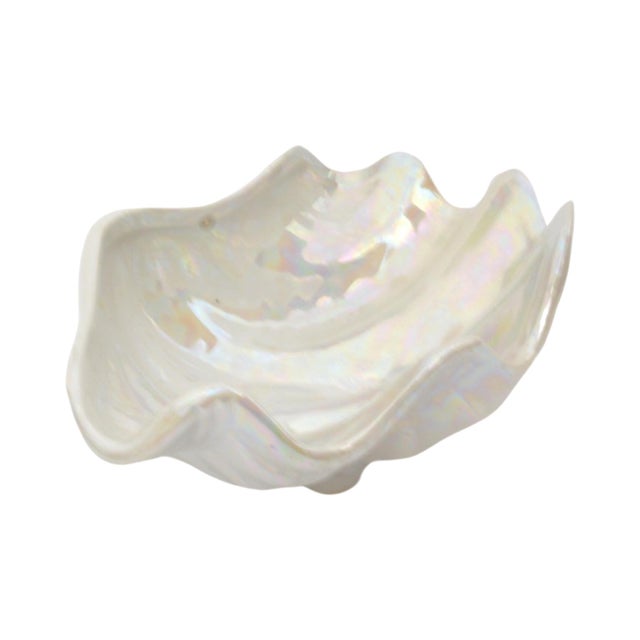 Ashtray, Ceramic Shell Bowl Shorter & Son, England, 1970s. | Chairish