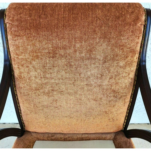 English Regency Scroll Armchair by Classics Furniture of North Carolina ...
