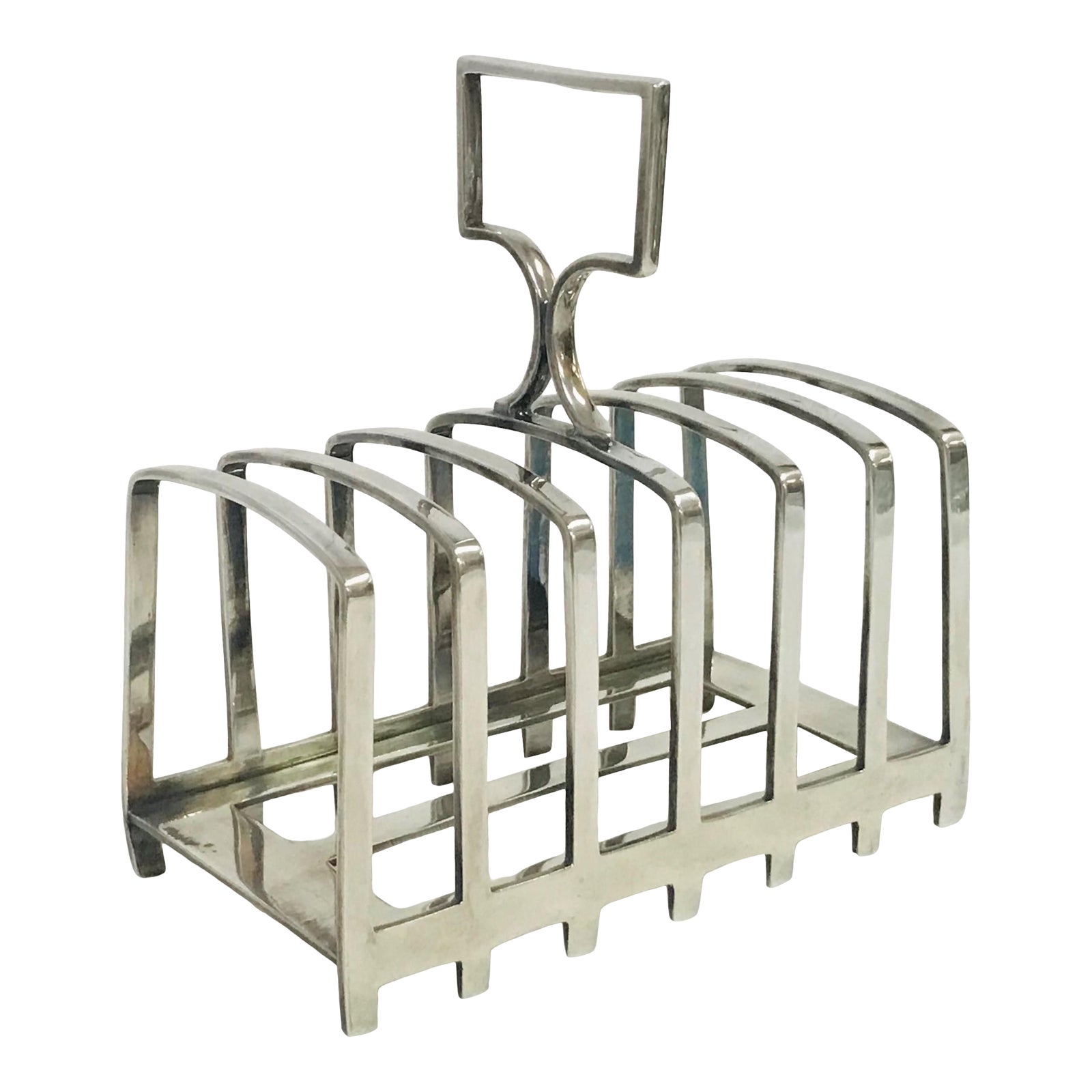 Antique Mappin Brothers Queens Plate Toast Caddy | Chairish