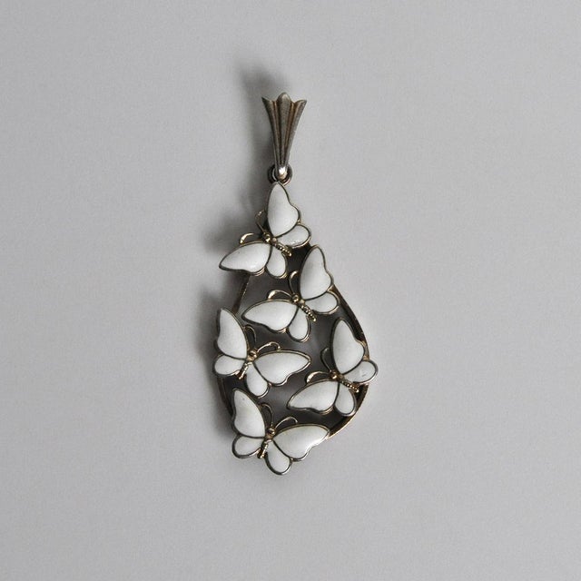 Mid-Century Danish Sterling Silver Pendant by Volmer Bahner, 1960s ...