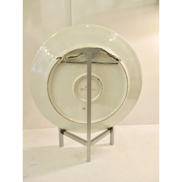 French Deco Charger With Birds | Chairish