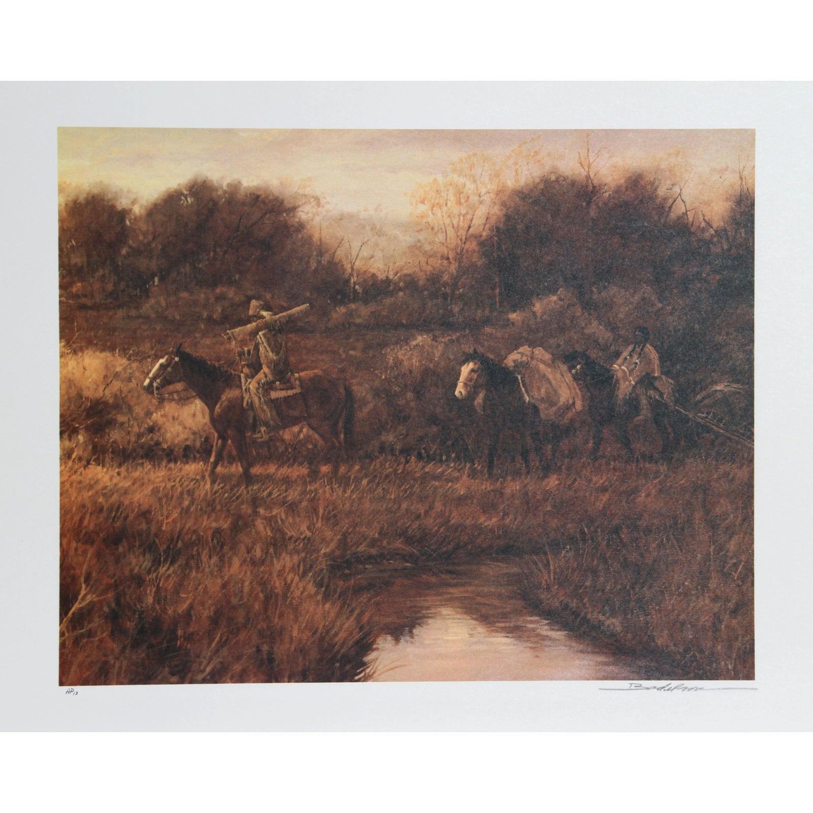 Dan Bodelson, Dawn, Lithograph | Chairish