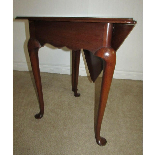 Kittinger Handkerchief Table Drop Leaf Corner Table | Chairish