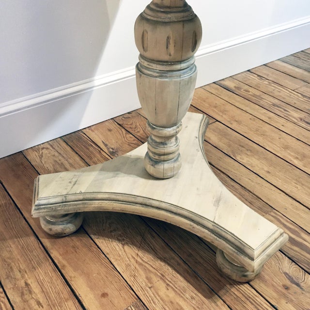 Bleached Walnut Octagonal Occasional or Center Table | Chairish