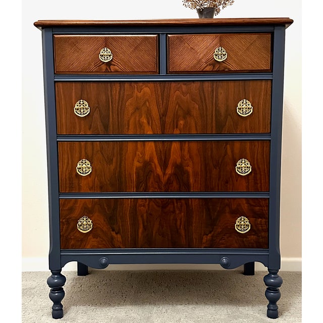 Early 20th Century Sheraton-Inspired Vintage Dresser-Reimagined | Chairish