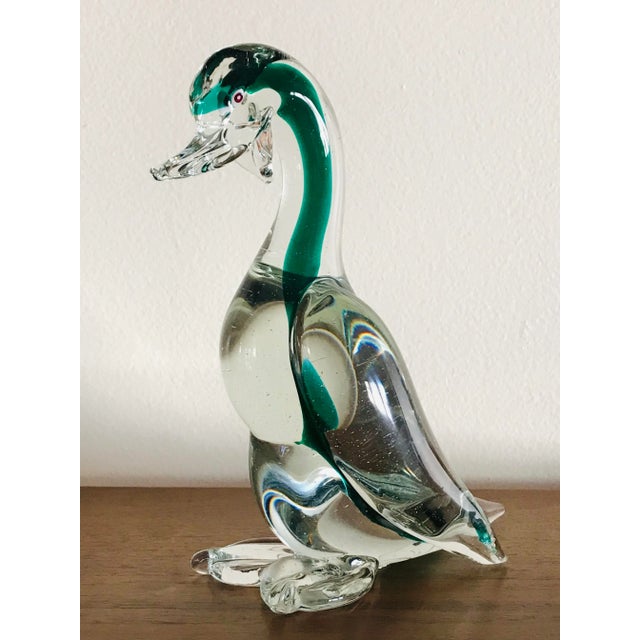 1950s Seguso Murano Glass Figure of a Duck | Chairish