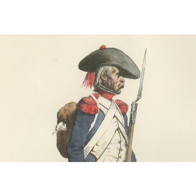 After Horace Vernet, French Line Infantry Soldier, 1843, Paper | Chairish
