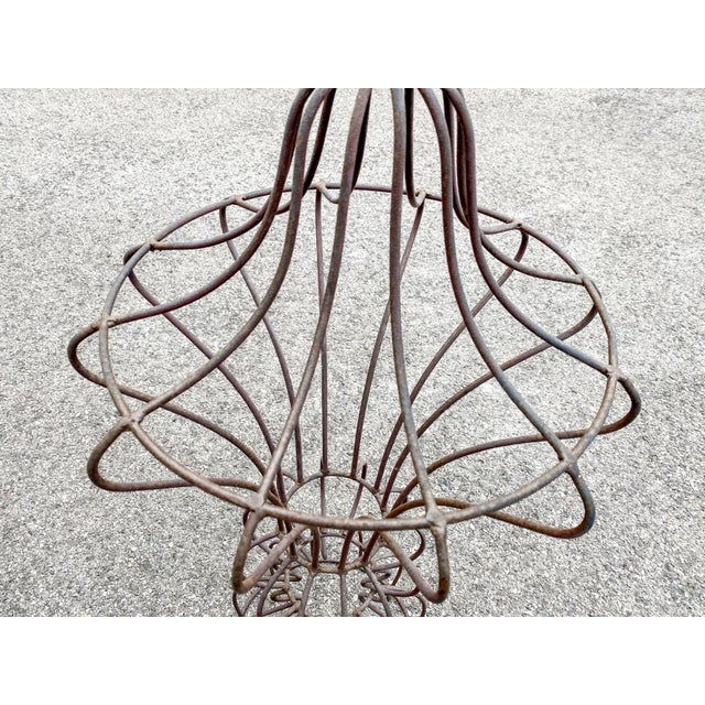 Tall Vintage French Outdoor Iron Topiaries Garden Ornaments - a Pair ...