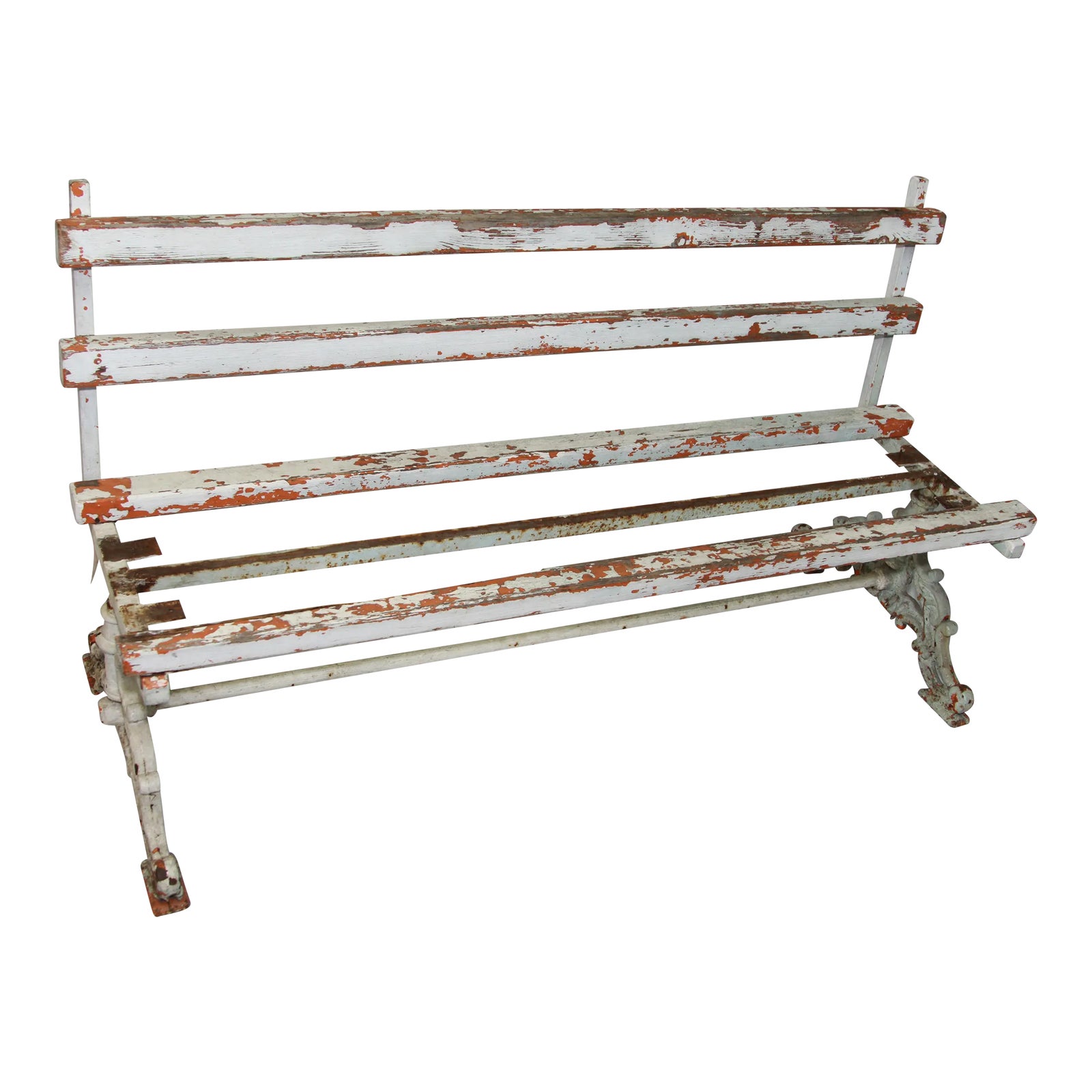 Mid 19th Century French Park Bench | Chairish