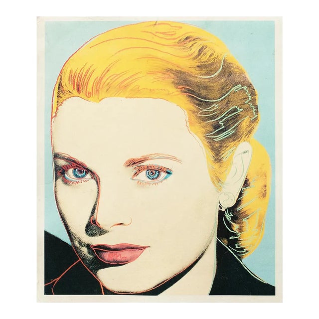 1989 After Andy Warhol "Grace Kelly", Print Book Cover | Chairish
