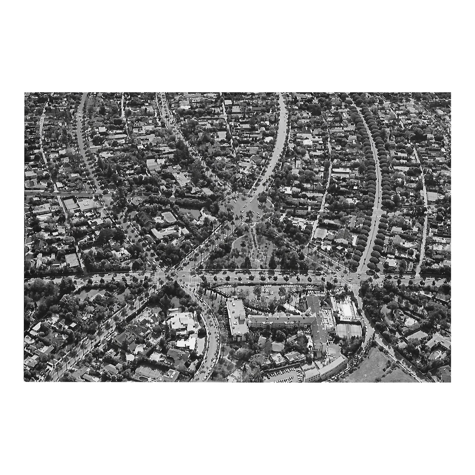 Beverly Hills Birdseye View Photograph by Don Ware | Chairish