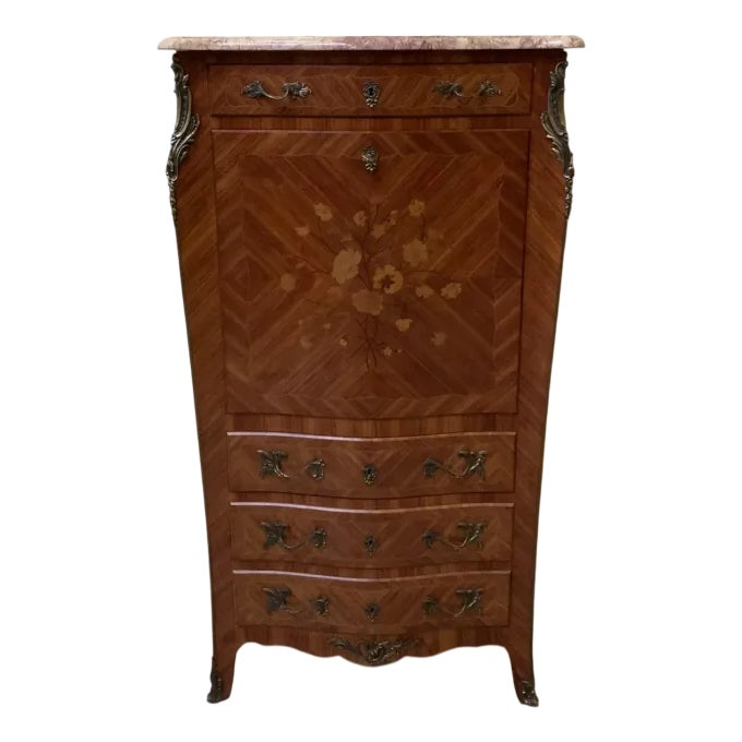 Antique Historicism Secretaire, 1890s | Chairish