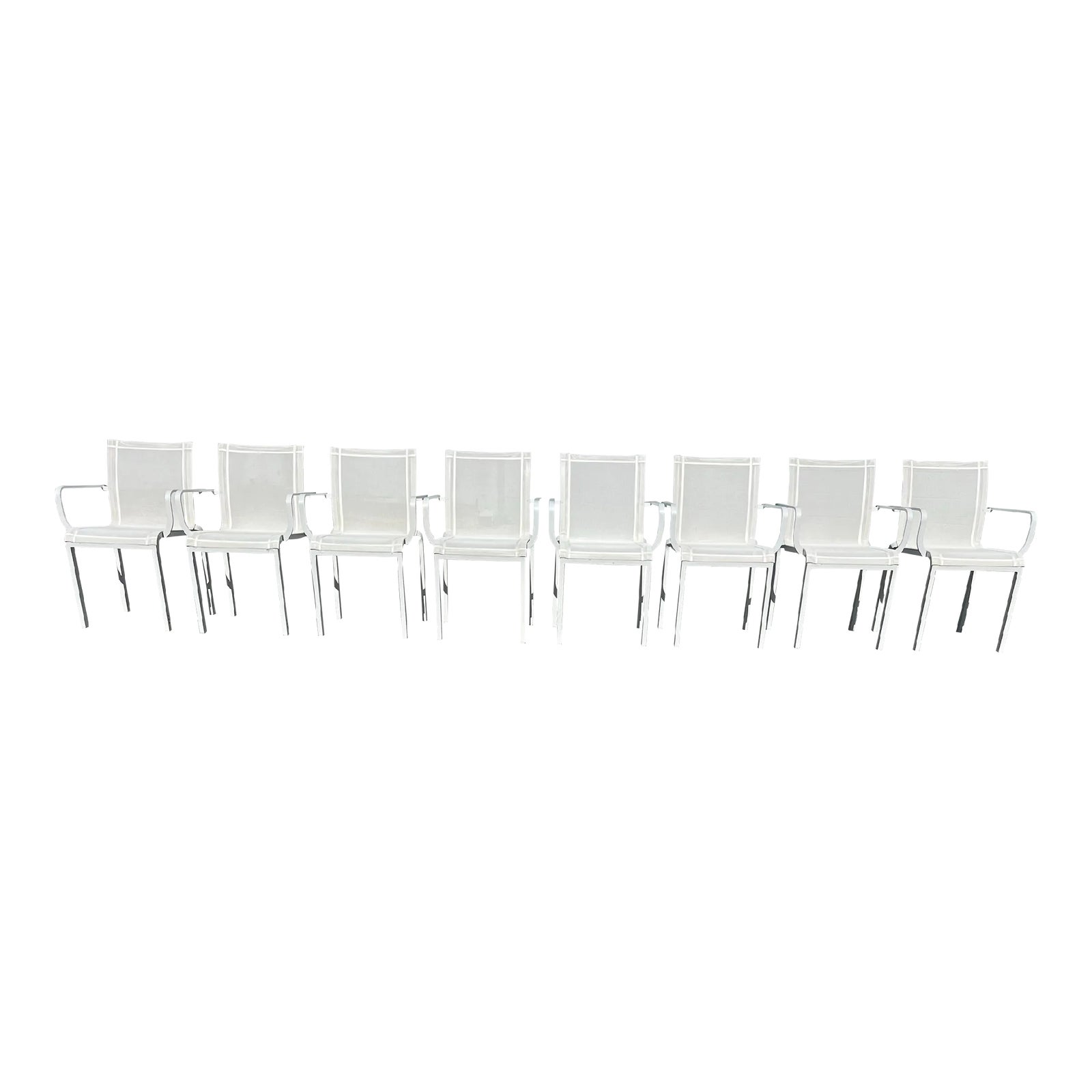 Tandem Dining Chairs by Ego Paris - Set of 8 | Chairish