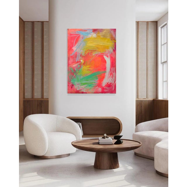 "Let's Party" by Trixie Pitts Abstract Expressionist Oil Painting ...