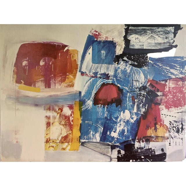 Vintage Robert Rauschenberg “Creek” Abstract Expressionist Exhibition ...