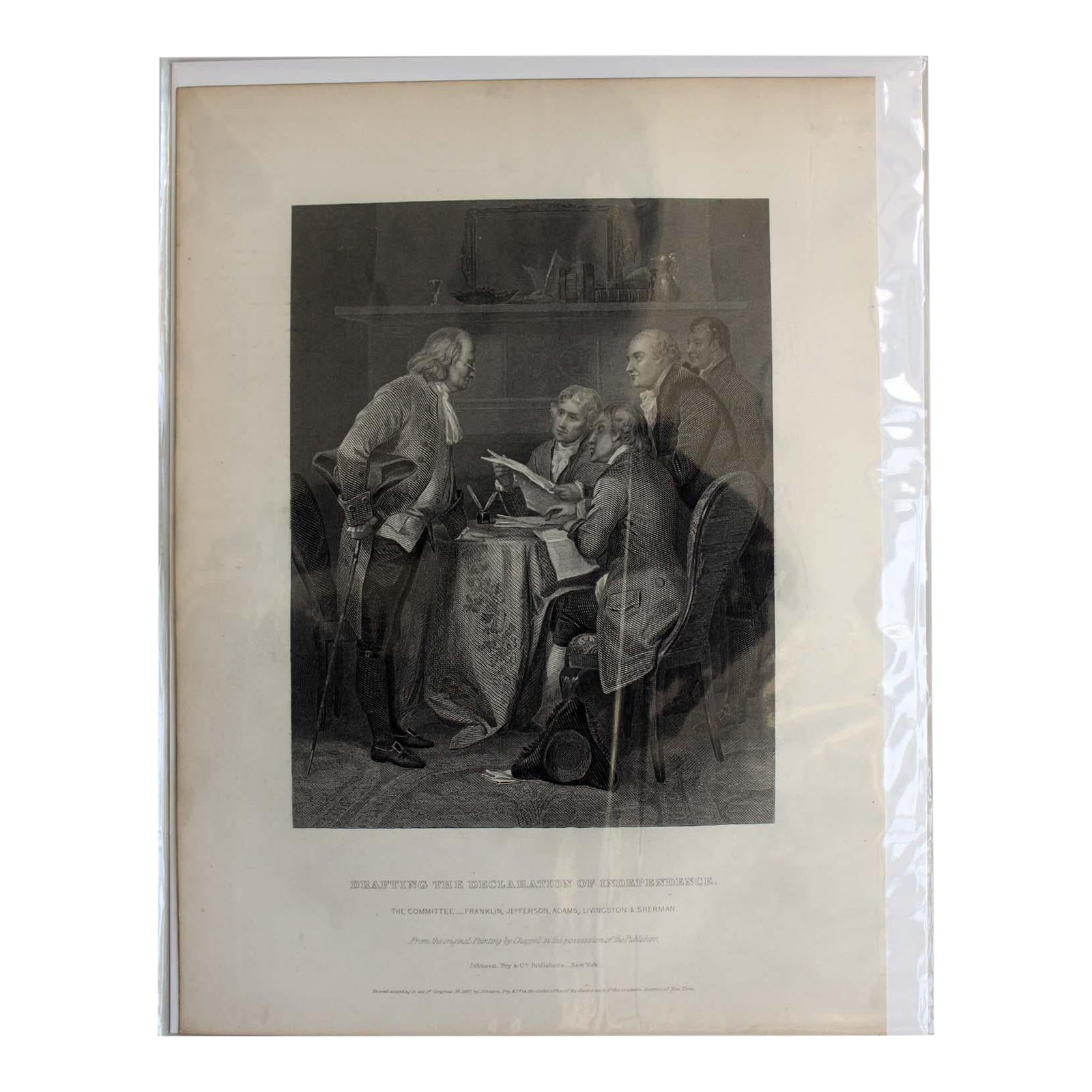 Drafting the Declaration of Independence, Print | Chairish