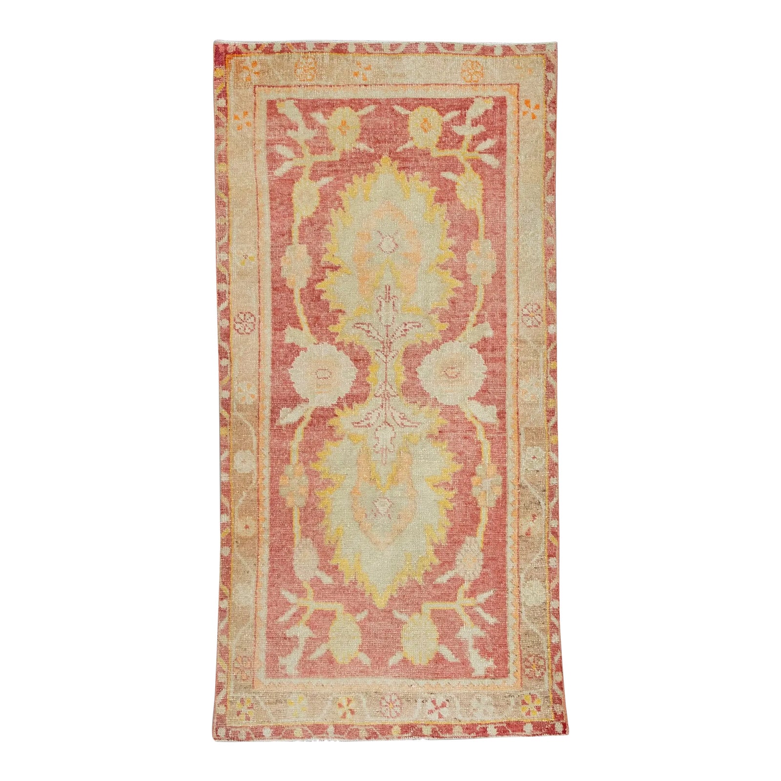 1960s Vintage Red Rug | Chairish