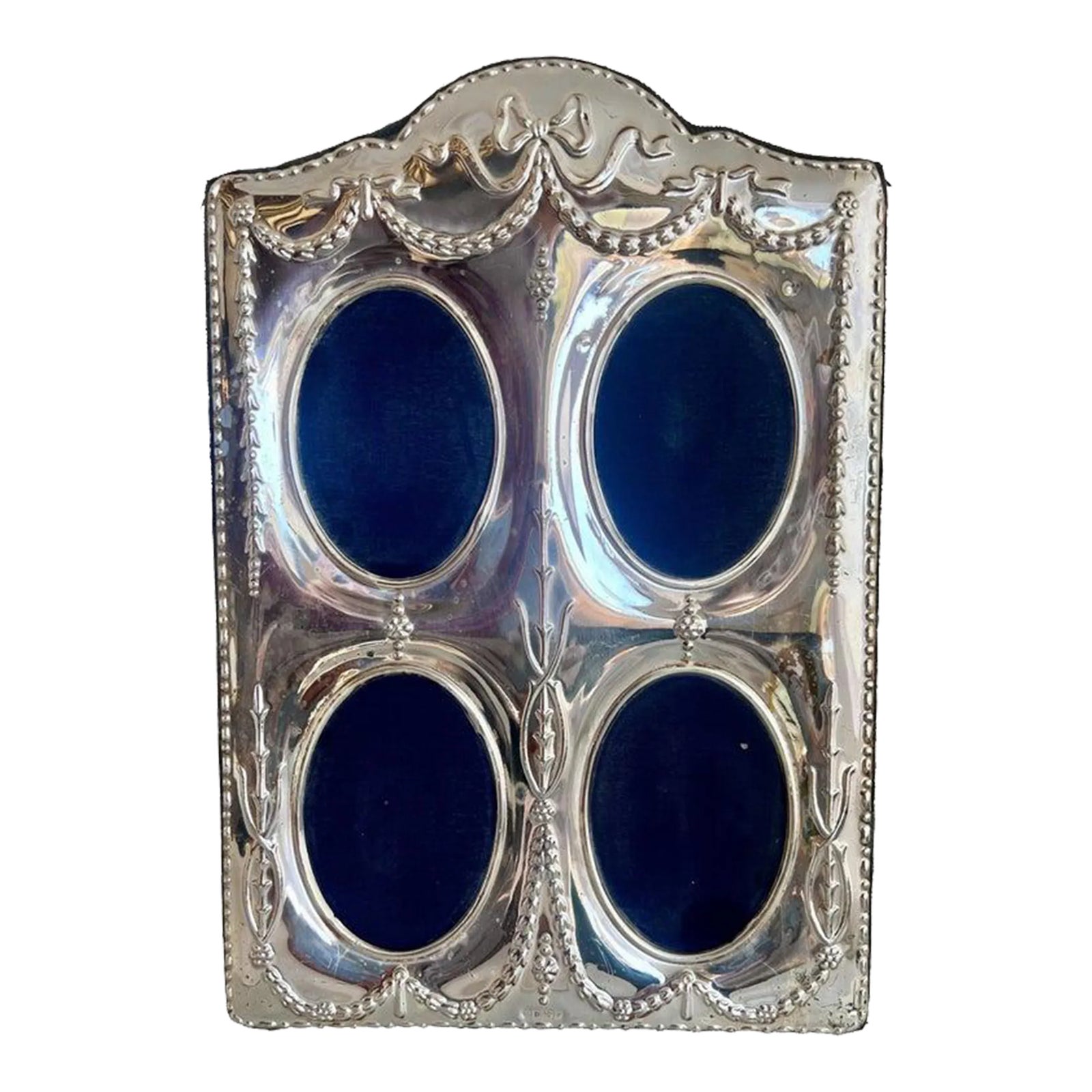 Sterling Silver English Picture Frame by R. Carr Ltd | Chairish