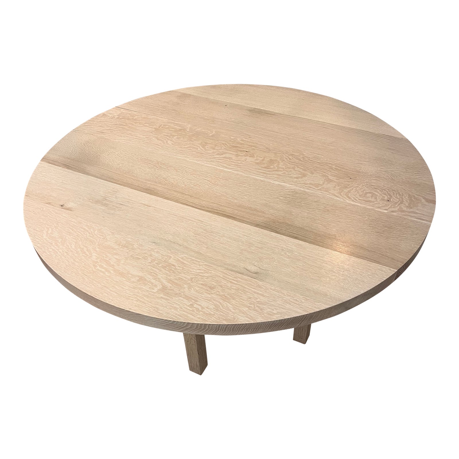 Contemporary White Oak Dining Room Table Attributed to BDDW | Chairish