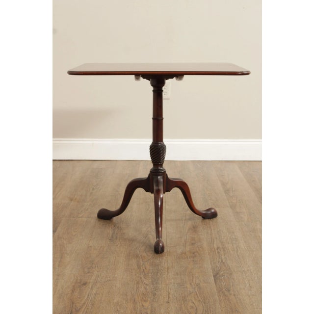 Kittinger Colonial Williamsburg Collection Mahogany Tilt Top Side Table ...