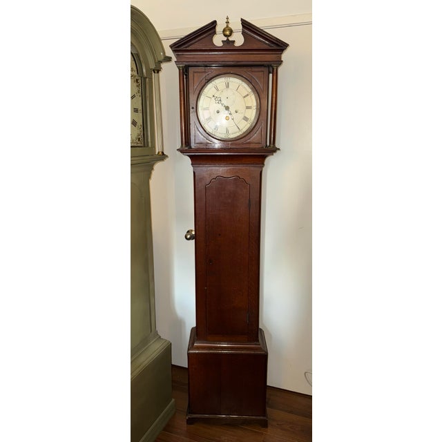 18th Century Georgian Era Scottish Grandfather Clock | Chairish