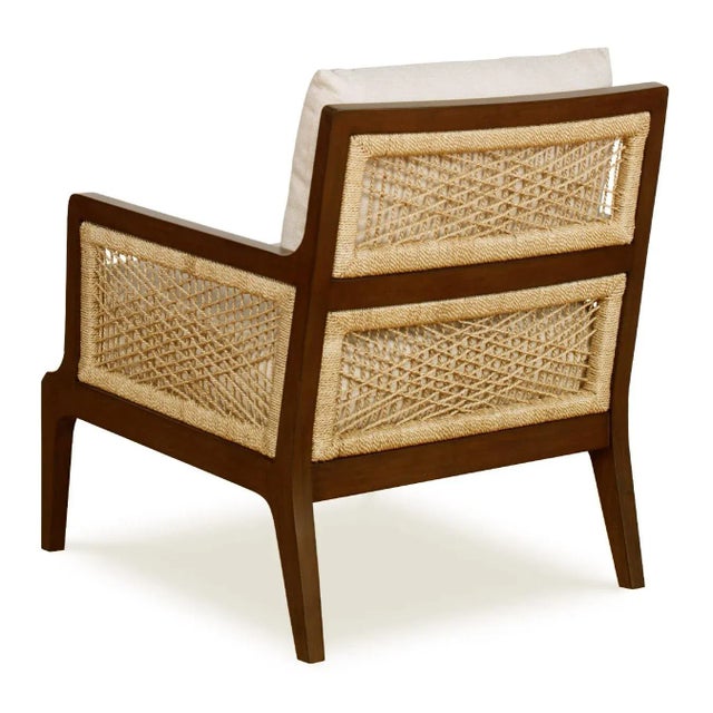 Pasadena Abaca Lounge Chair | Chairish