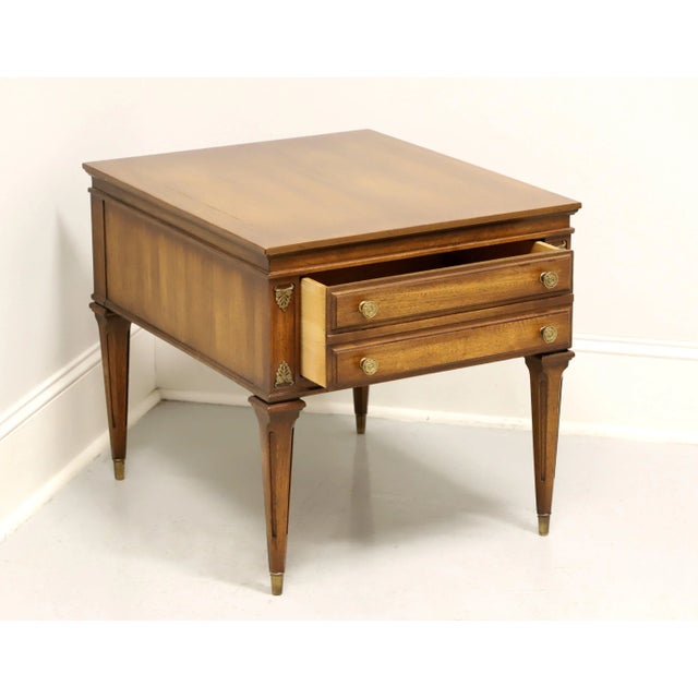 Weiman Mid 20th Century Mahogany End Side Table With Tapered Legs ...