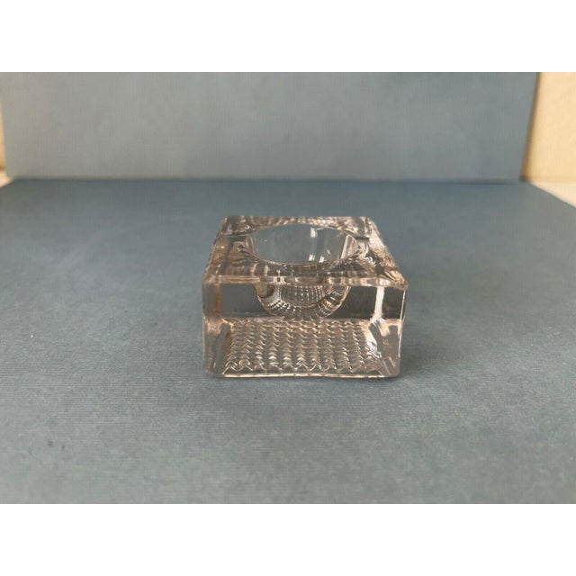 Vintage Art Deco Eapg Pressed Glass Salt Cellar | Chairish