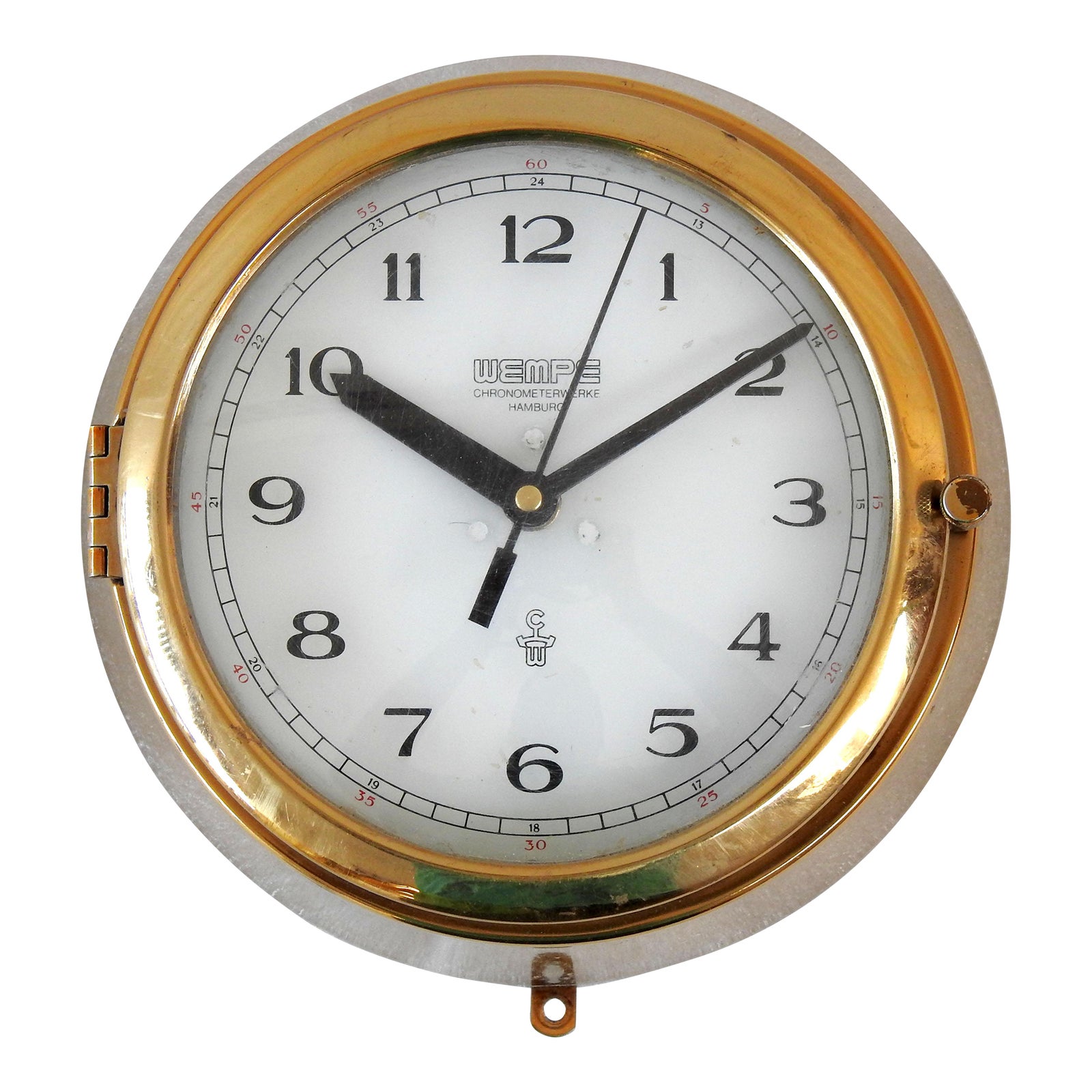 Brass Finish Vintage Maritime Nautical Slave Ship Wall Clock Wempe ...