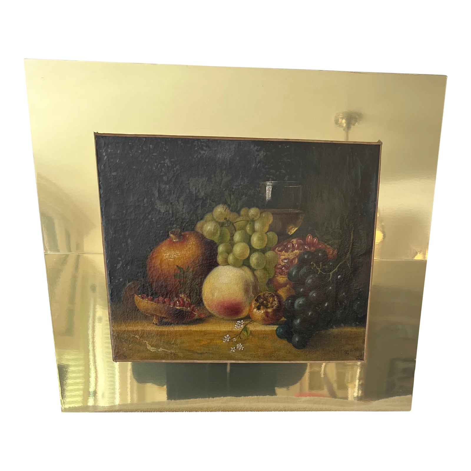 Oil/Canvas - Signed/Monogram Edward Ladell 1821 - 1886, Framed | Chairish