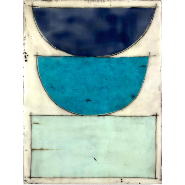 Encaustic Collage Installation by Gina Cochran, "Calypso" - 9 Panels ...