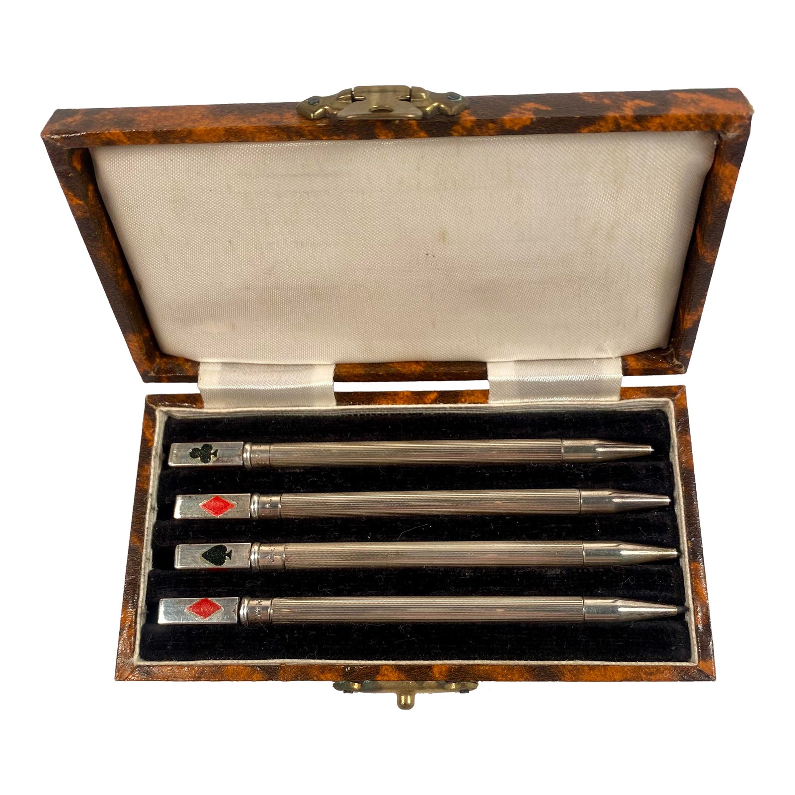 Antique Sterling Bridge Pencil Set in Box | Chairish
