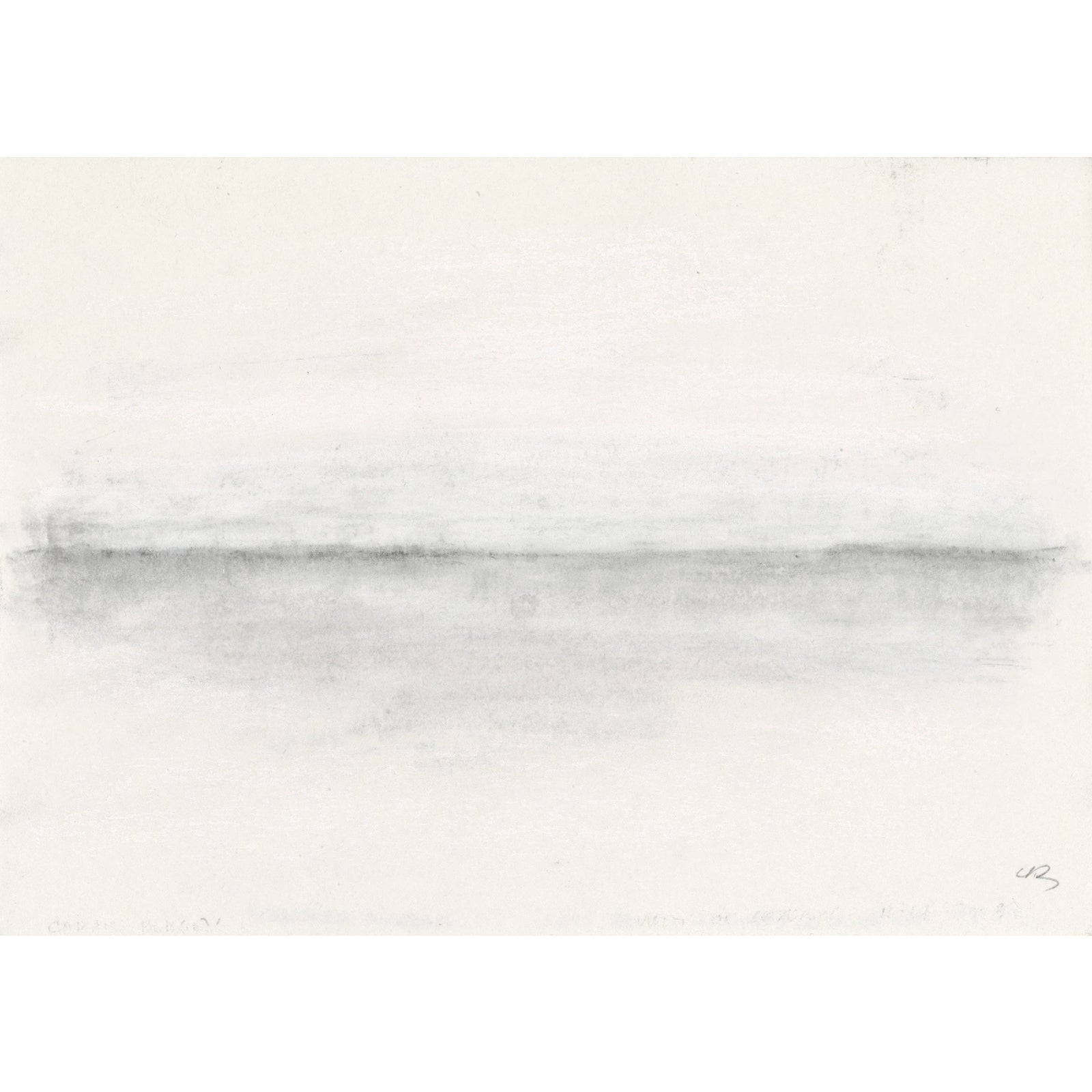 Vista-06 Abstract Landscape Drawing Pencil by Carrie Bergey | Chairish