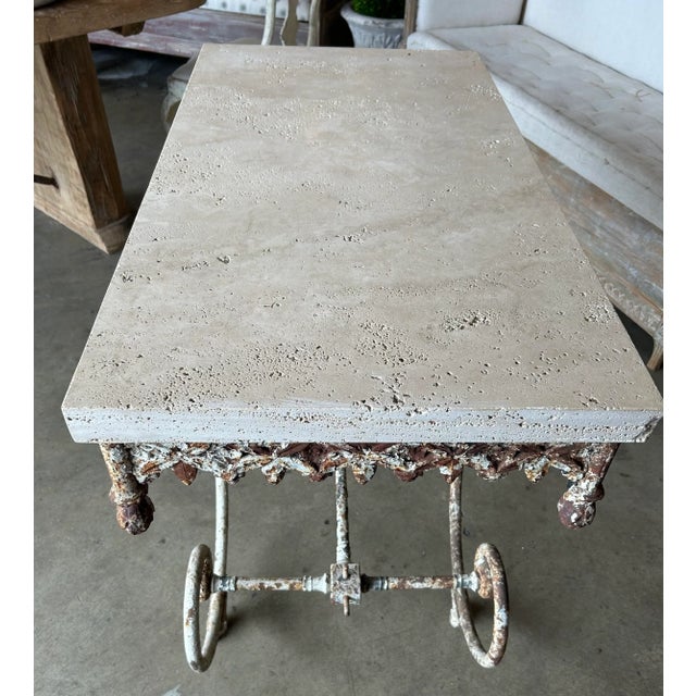 19th Century French Butcher’s/ Patisserie Table | Chairish