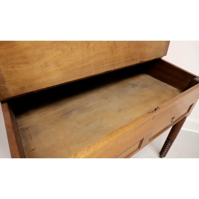 Antique 19th Century Walnut Railroad Paymaster Desk | Chairish