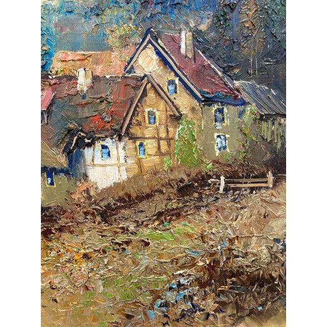 Willi Bauer, Landscape Oil Painting, View Into the Valley, Framed ...