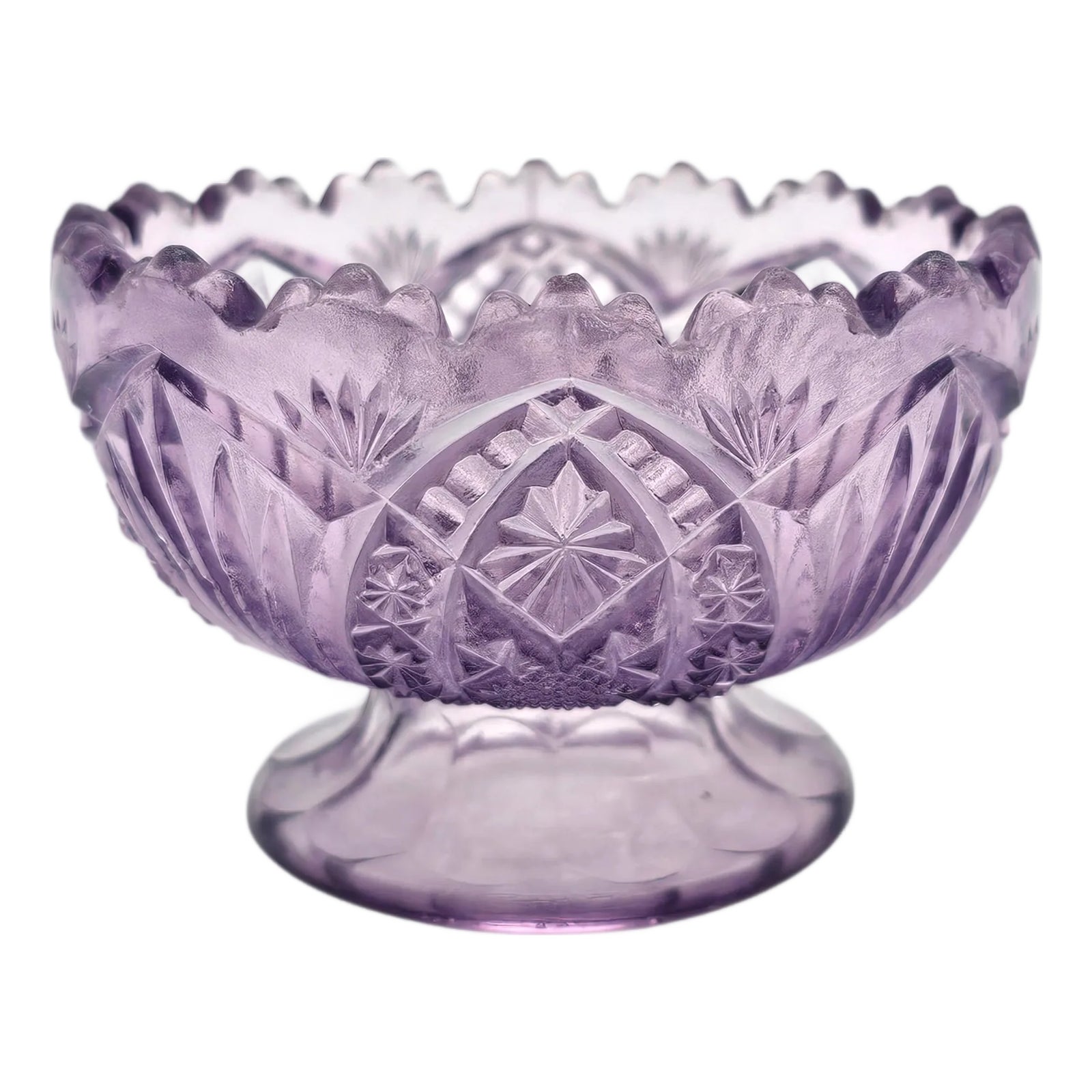 Eapg Sun Purple Salesman Sample Punch Bowl, 3.5" (Bryce Higbee, 1905 ...