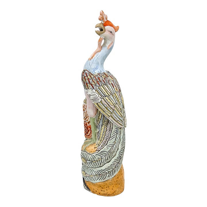 Vintage Chinese Export Hand-Painted Porcelain Phoenix Bird Figurine ...