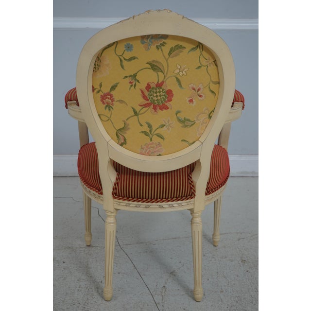 Set of 10 French Louis XVI Medallion Back Dining Room Chairs | Chairish