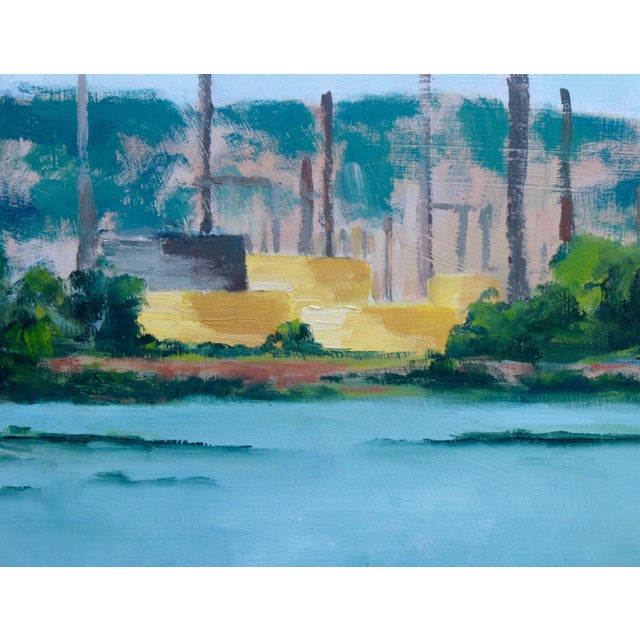 "Shell Martinez Refinery" Contemporary Impressionist Style California ...