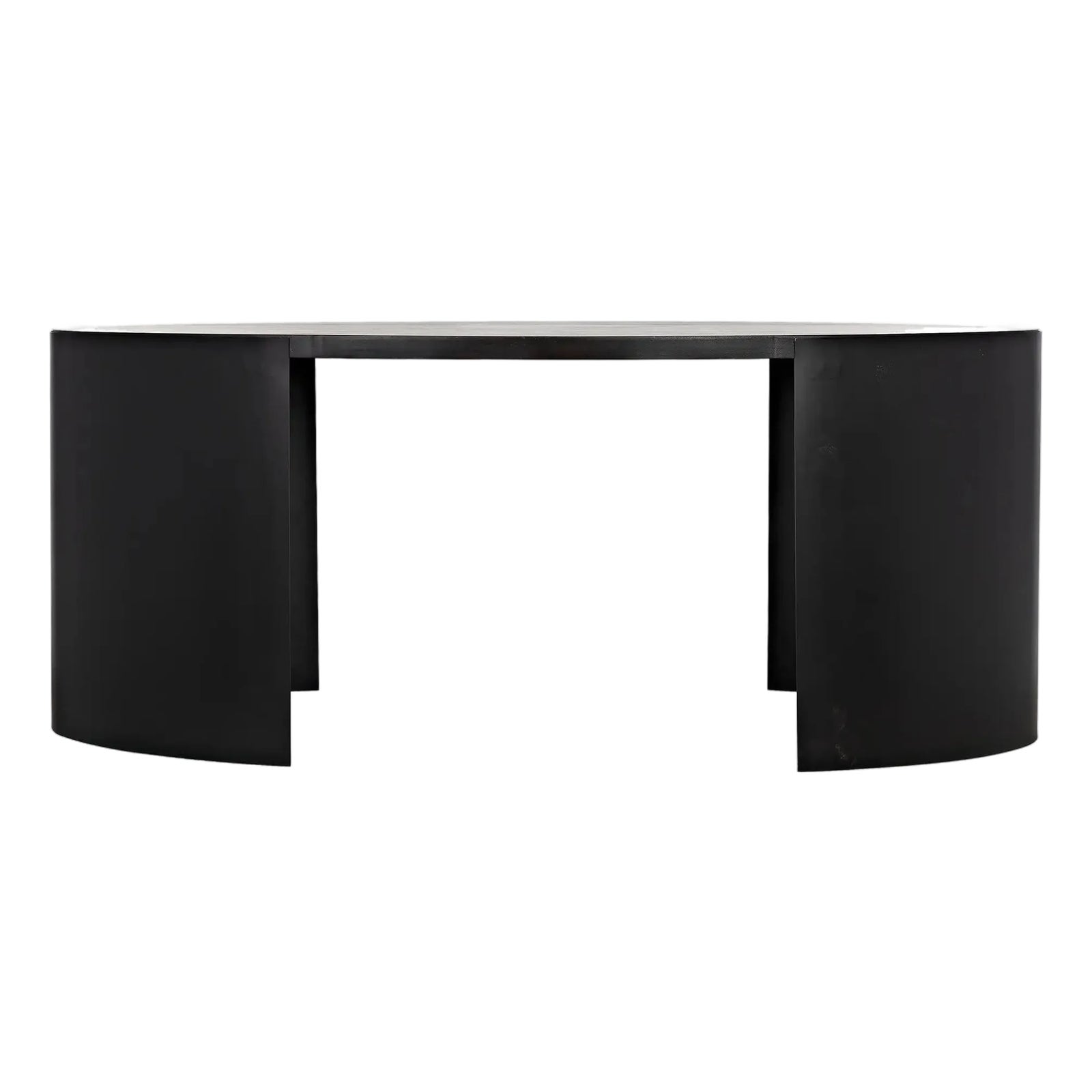 NOIR Marigold Desk, Ebony Walnut with Black Iron | Chairish