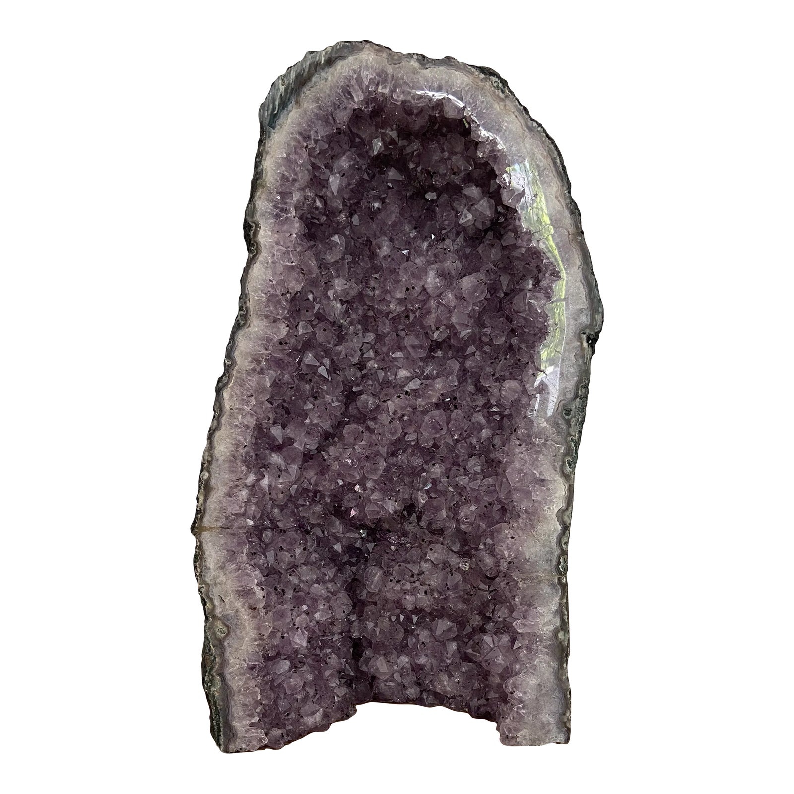 Large Amethyst Sculpture | Chairish