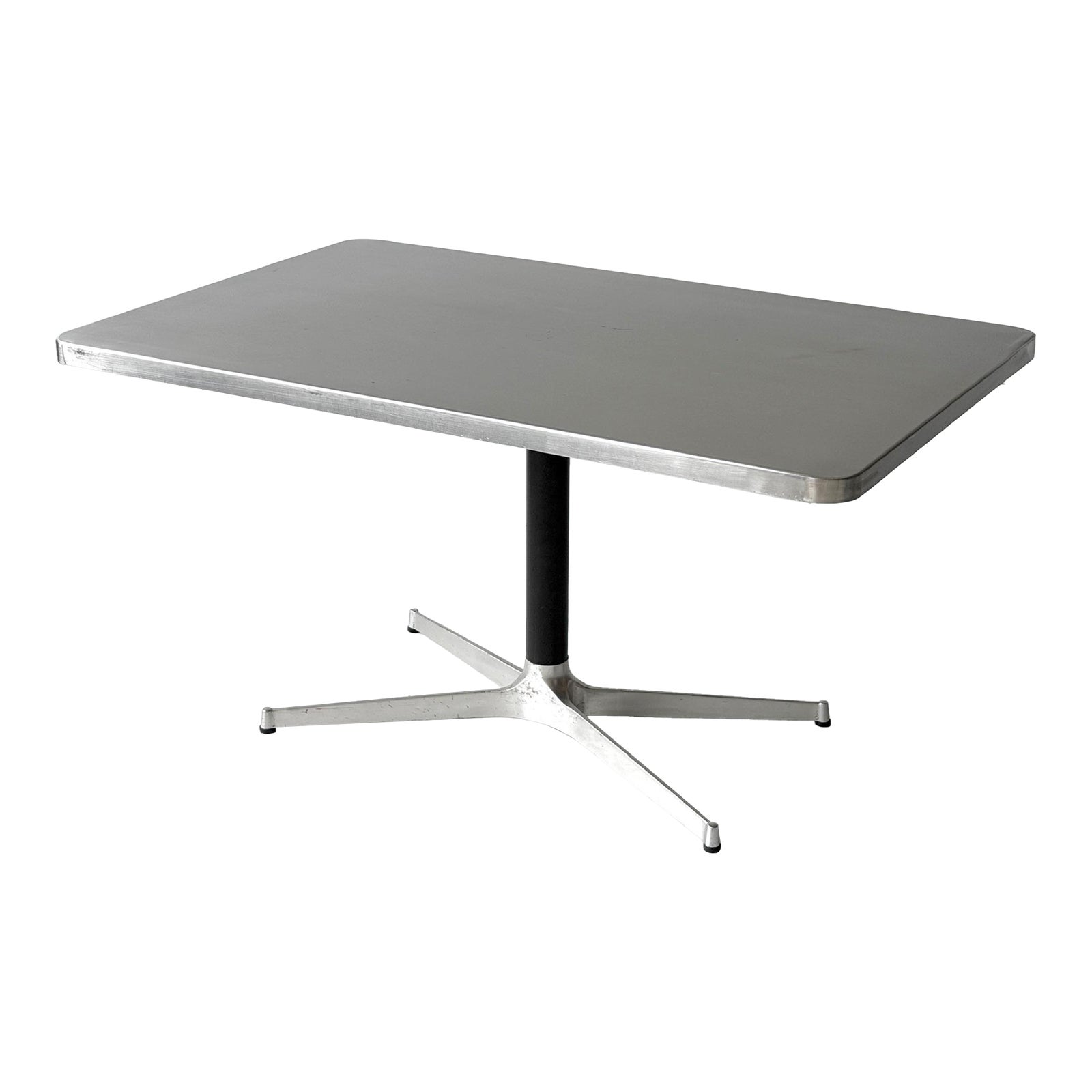 1990s Stainless Steel Industrial Dining Table/Desk | Chairish