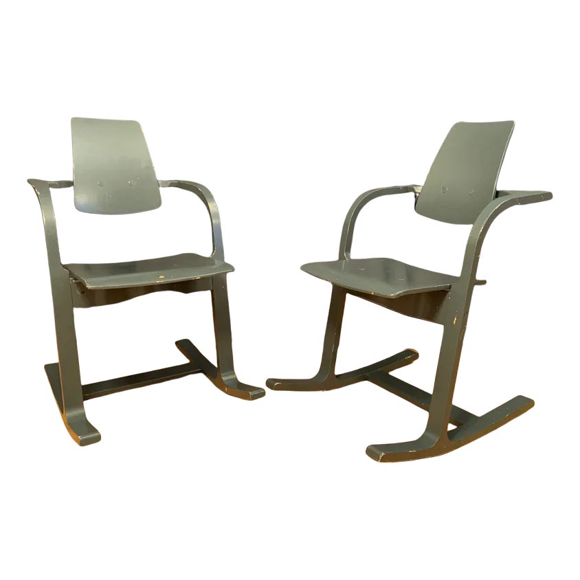 Norwegian Pendulum Chairs by Peter Opsvik for Stokke, 1980s, Set of 2 ...