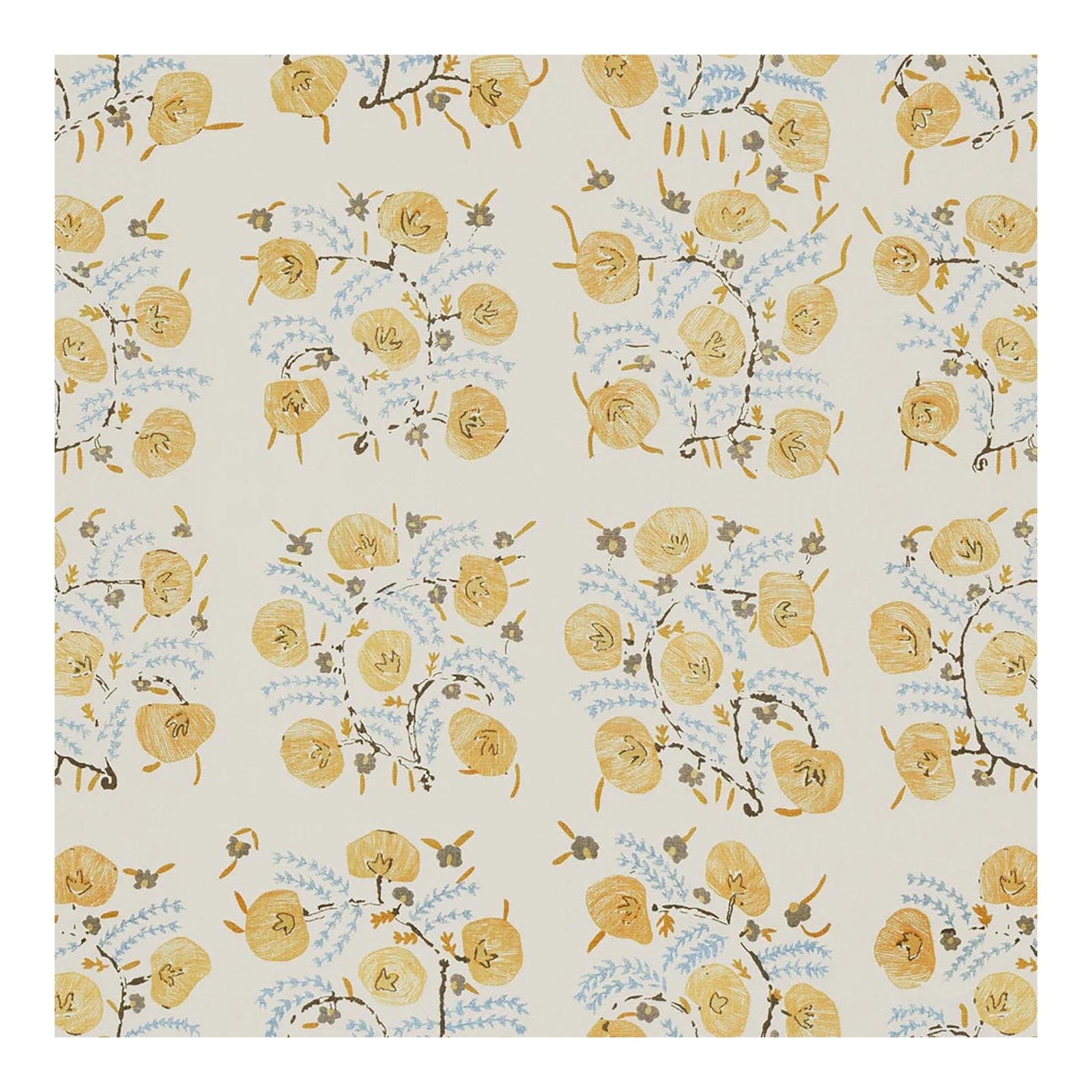 1/2 Yard Remnant of Penny Morrison Pasha on Adam Linen V2 | Chairish